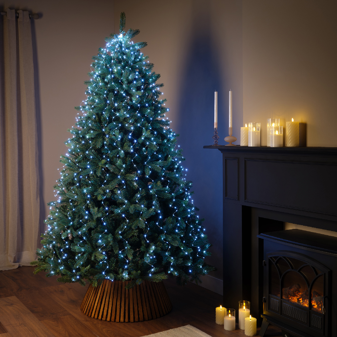 Micro led lampice 672/1 - hladno bijele vanjske 210 cm