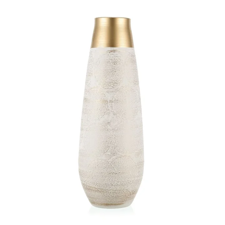 Visoka vaza za cvijeće - stone - fiorenza gold 50 cm