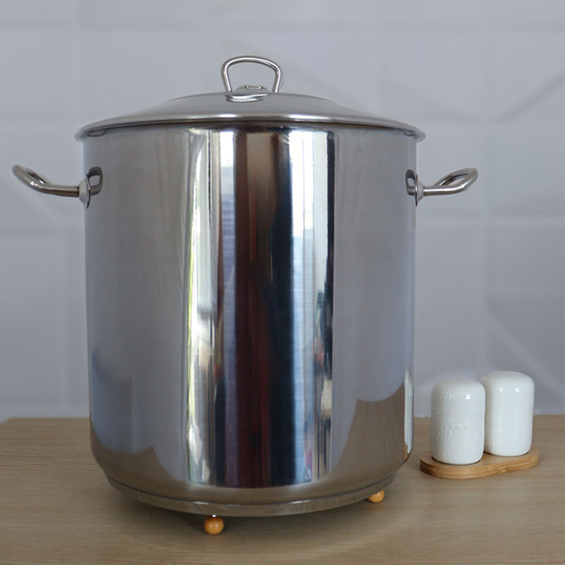 Veliki Inox lonac za indukciju - s poklopcem 16 l