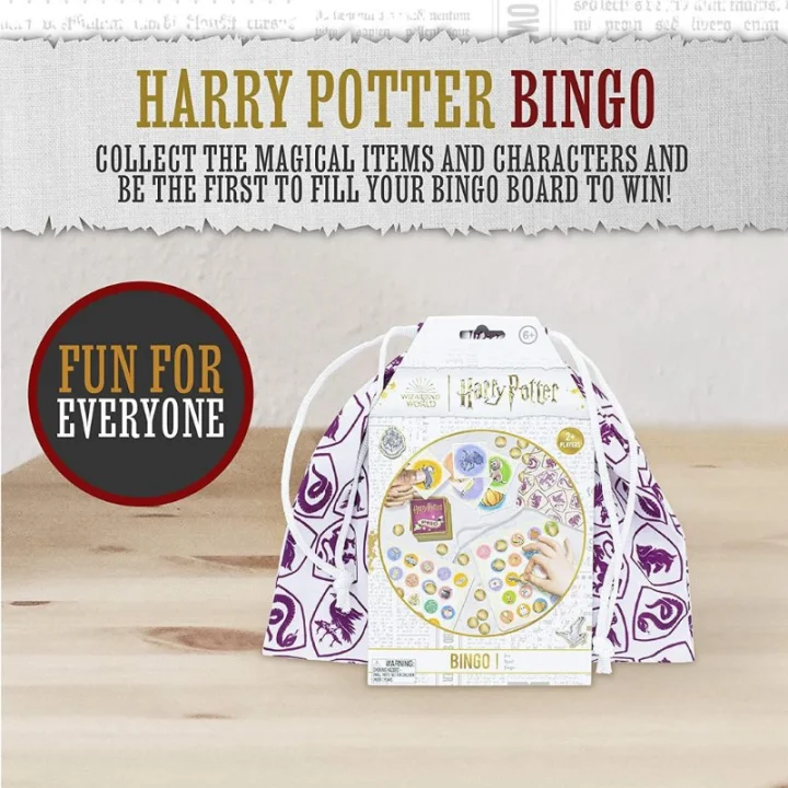 Harry potter bingo igra s platnenom vrećicom