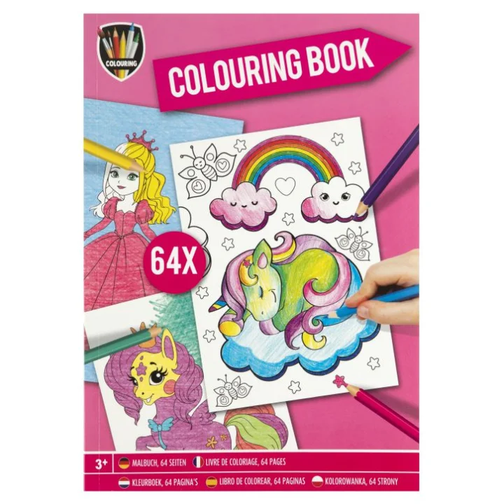 Bojanka dječja - princeze i jednorozi A4