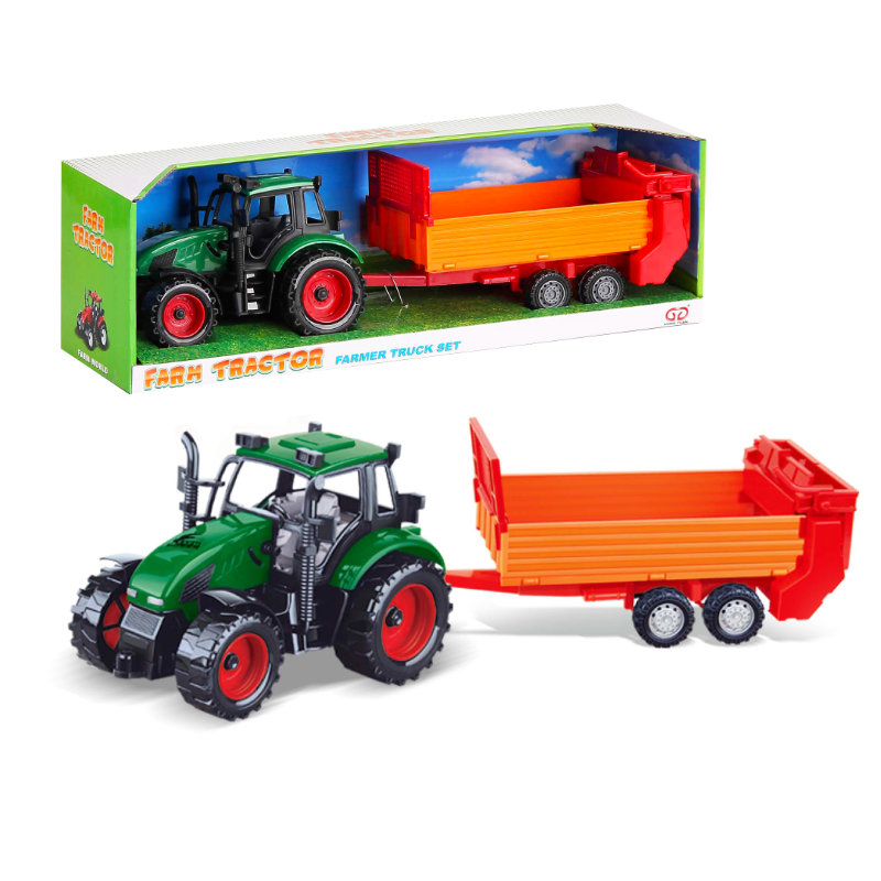 Traktor farma igračka s prikolicom 41,5 cm