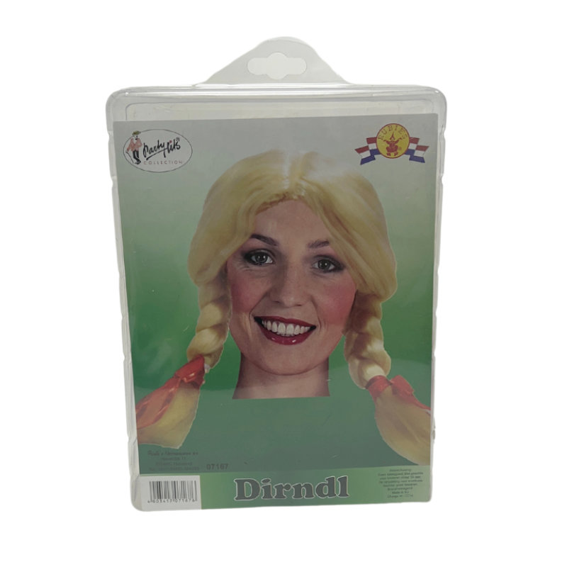 PERIKA ZA MASKENBAL - DIRNDL BLOND S PLETENICAMA