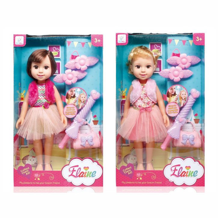 Lutka s priborom u kutiji 35,5 cm