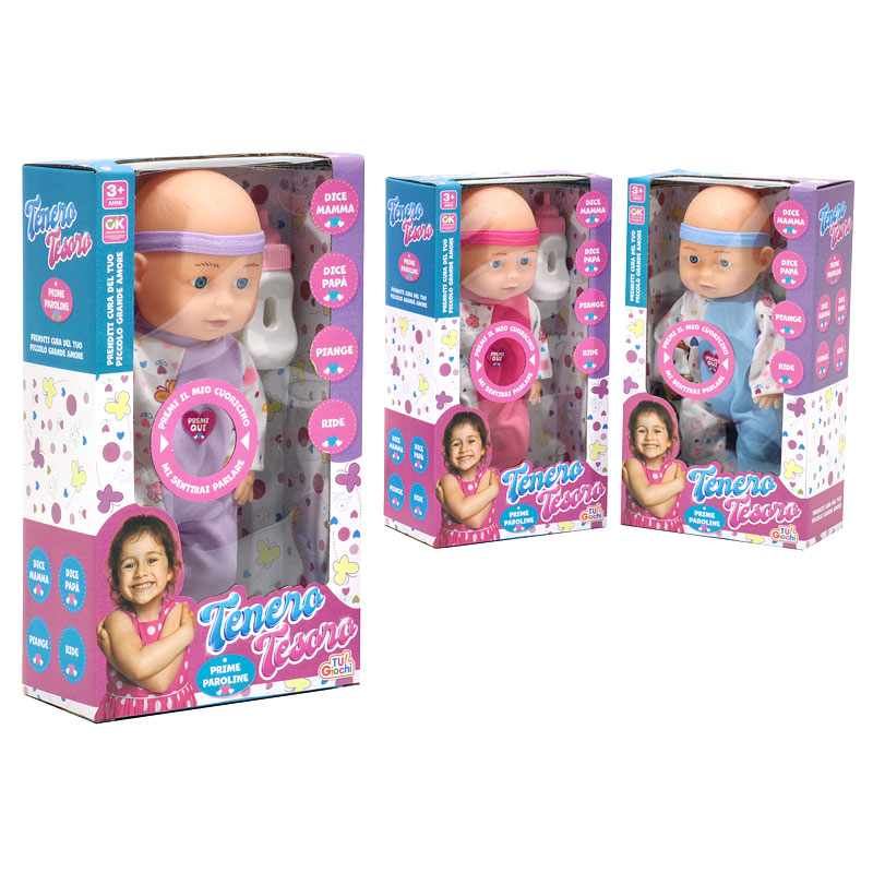 Lutka dojenče sa zvukom i peiborom 25 cm