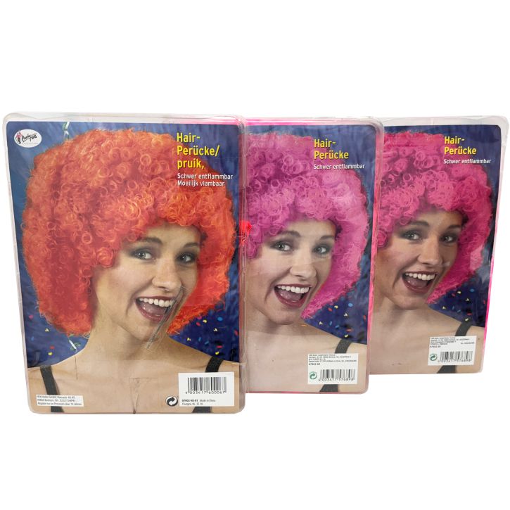 Perika afro za maskenbal šarene