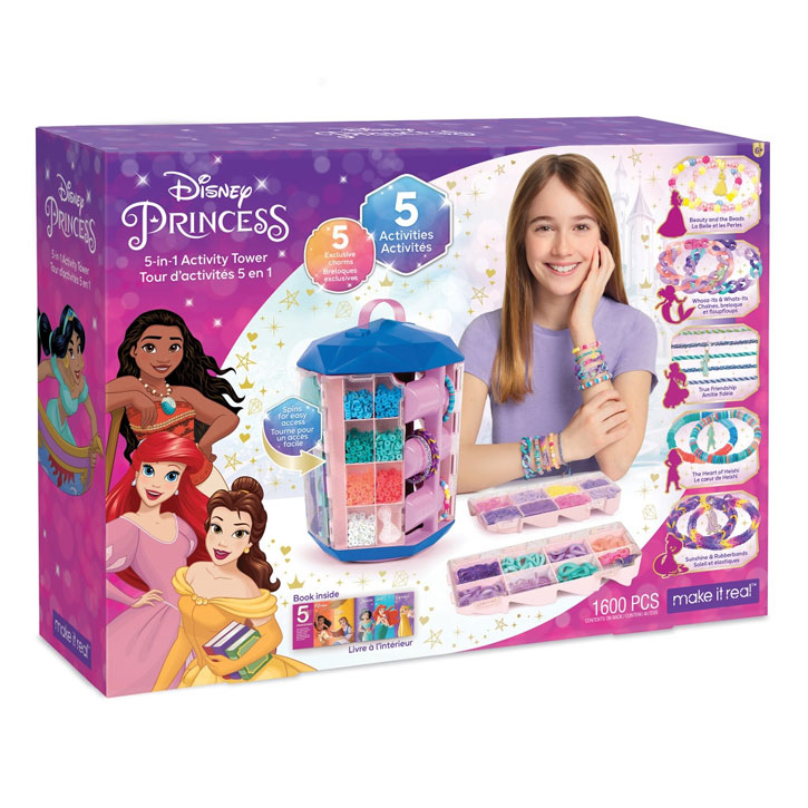 DISNEY PRINCESS SET ZA IZRADU NAKITA 5 u 1 37x27 CM - MAKE IT REAL