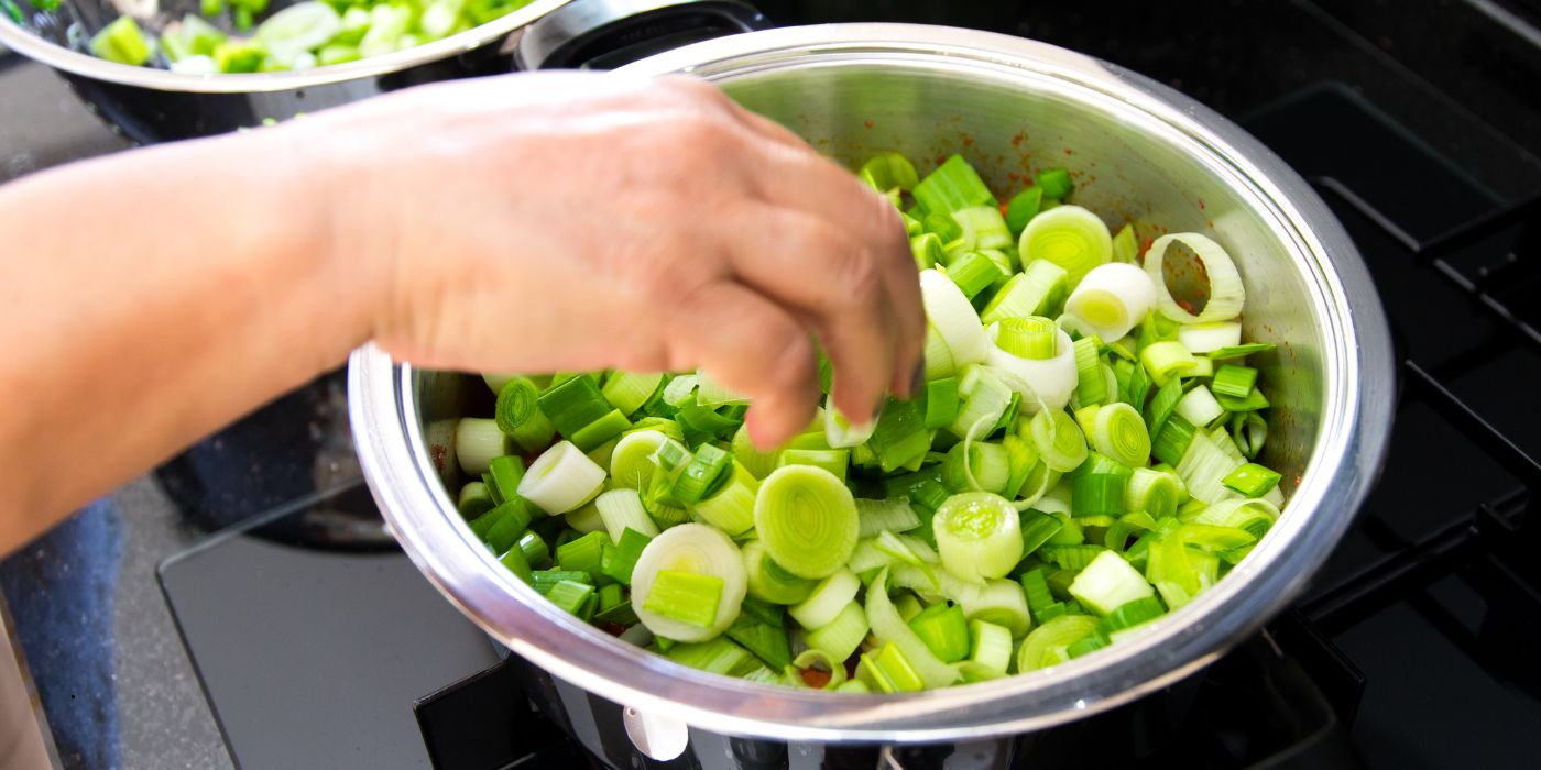 Ukusno poriluk varivo s mesom - moj recept!